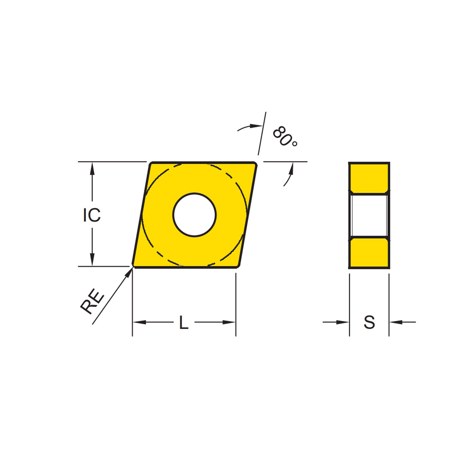 CNMG 120404-UF YG801